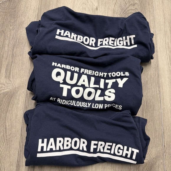 Glidden | Shirts | Harbor Freight Employee Polo Shirts Lot Of 3 Size L ...